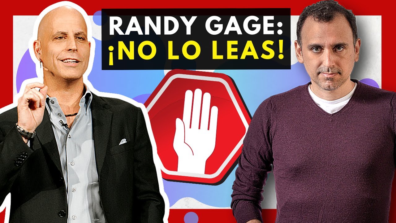 🆘 El LIBRO de RANDY GAGE que *NO debes LEER* (si quieres ÉXITO en ...